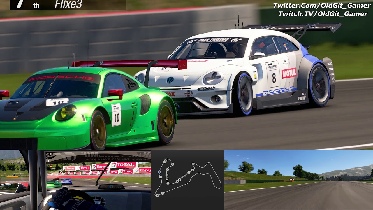 Gran Turismo Sport - GR3 VW Beetle daily race *Multicam view* - YouTube