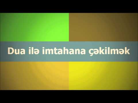 Adil Rəcəbov: Dua ilə imtahana çəkilmək