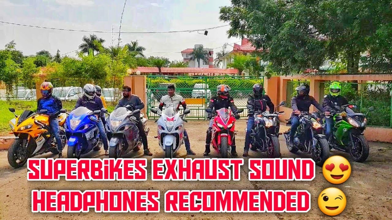 Best Superbikes Exhaust sound Pure Eargasm inside | Cbr650r , Hayabusa ...