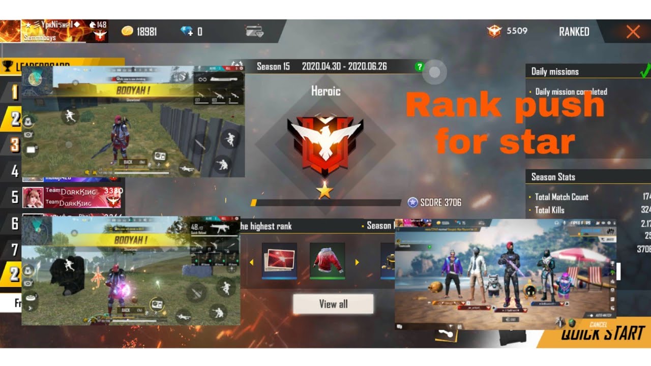 Rank push video - YouTube