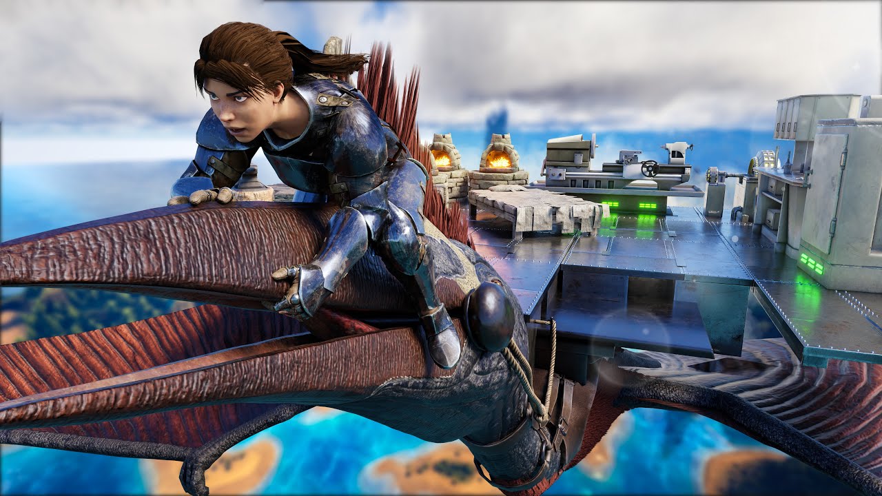 I Played ARK For 100 Hours On A Sky Quetzal Base & This Happened - YouTube