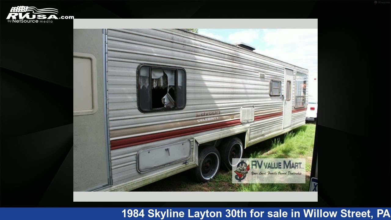 Beautiful 1984 Skyline Layton Travel Trailer RV For Sale in Willow ...