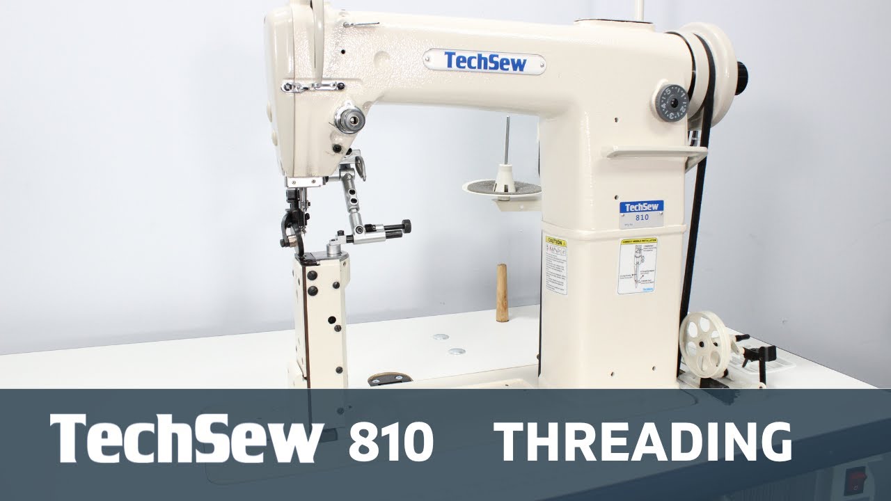 Techsew 810 Threading Guide - YouTube