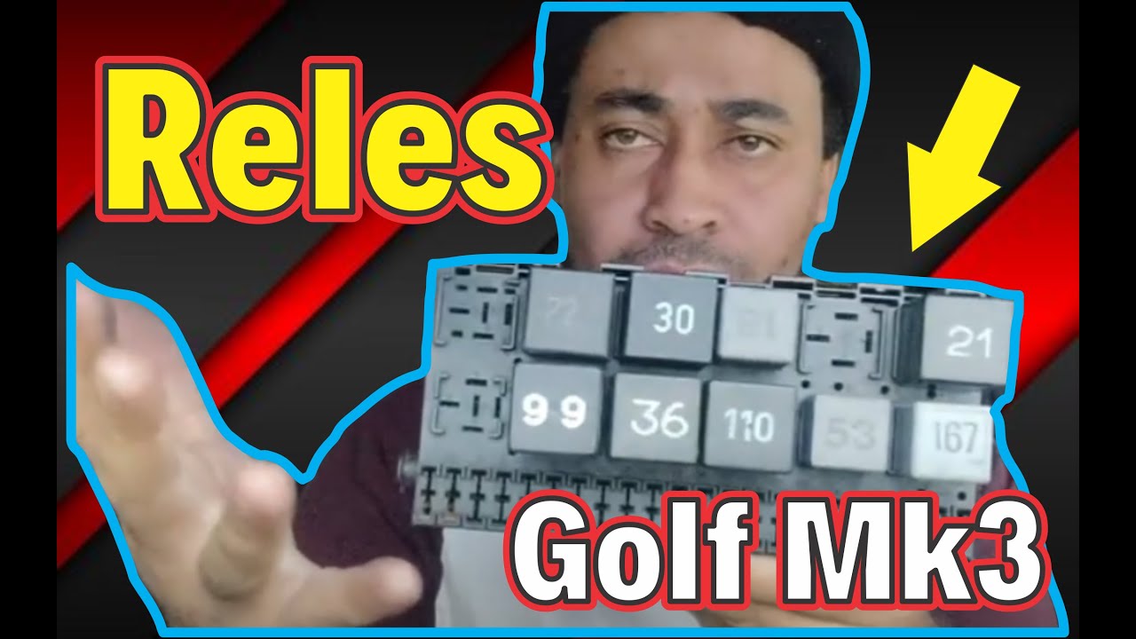FUNÇÃO DE TODOS OS RELES DO GOLF MK3 93 A 98 GTI GL GLX VR6 🤯 GOLF 3 ...
