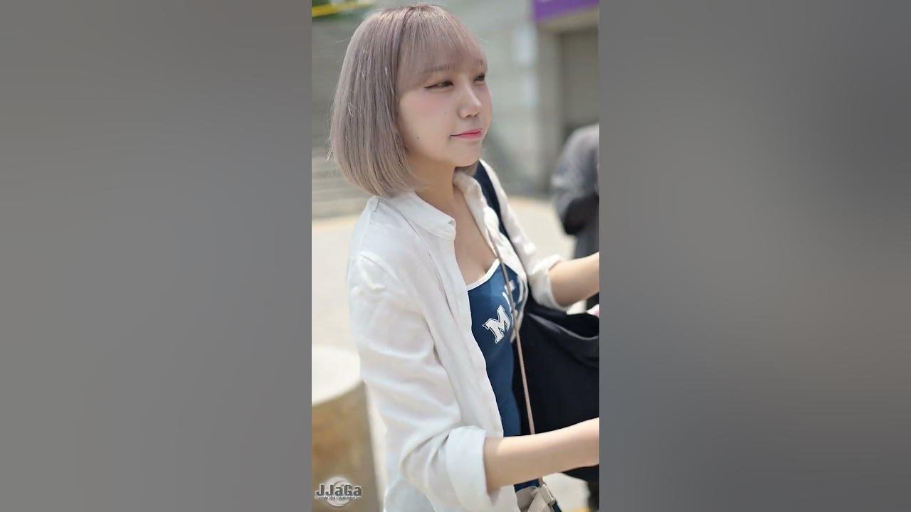 230801 '출근길' 박성은 치어리더 직캠 By.JJaGa #kovo컵 #박정희체육관 - YouTube