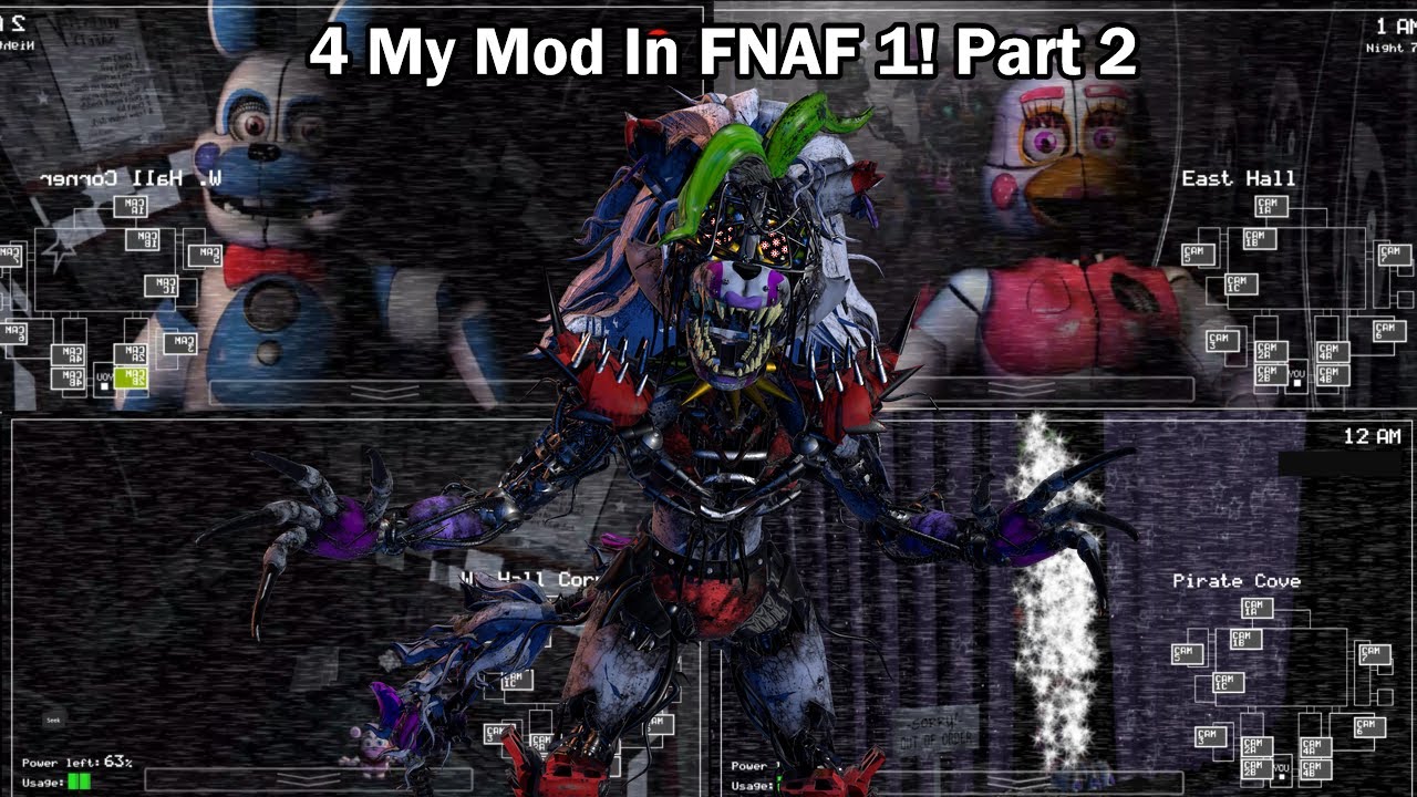 4 Mod In FNAF 1! Part 2 - YouTube