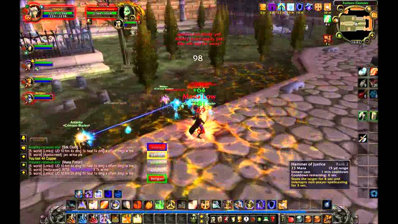 World of Warcraft - WotLK - S01E03 - Scarlet Monastery - Graveyard ...