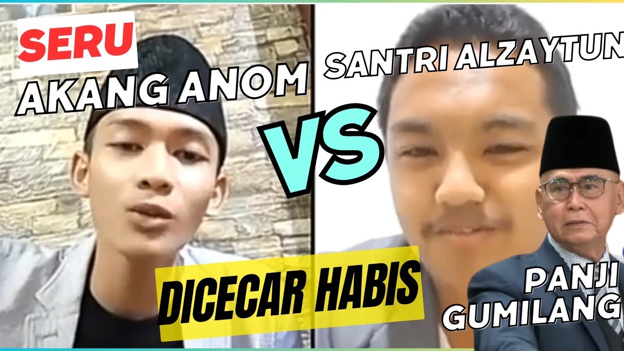 Viral di Tik Tok!! Debat Seru AKang Anom VS santri Alumni Al Zaytun ...