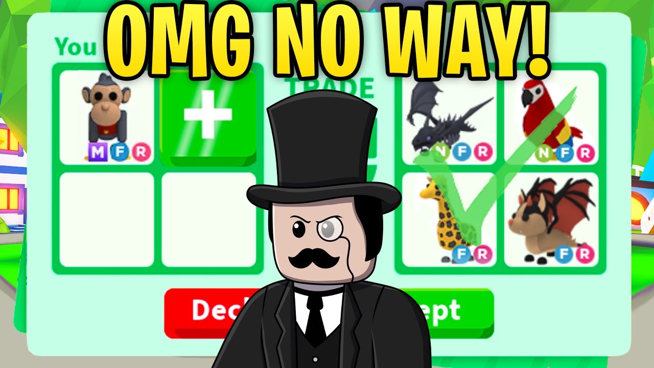 trading my MEGA NEON TOY MONKEY (Adopt me rich server) - YouTube