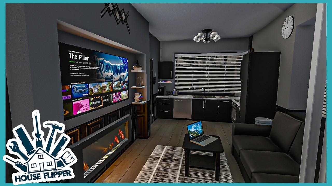 House Flipper - Camping Bungalow - Modern Tiny Home - Speedbuild and Tour! - YouTube