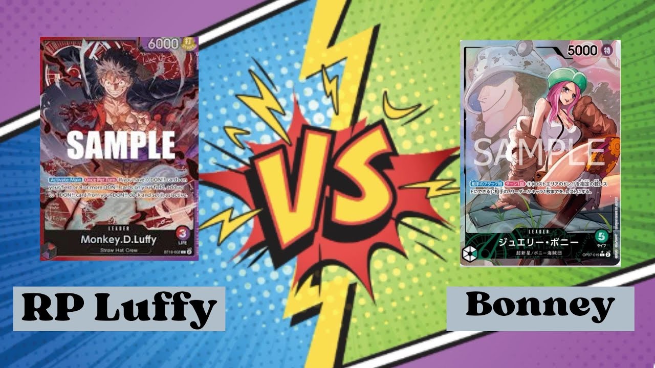 One Piece TCG RP Luffy VS Bonney | OP 09 - YouTube