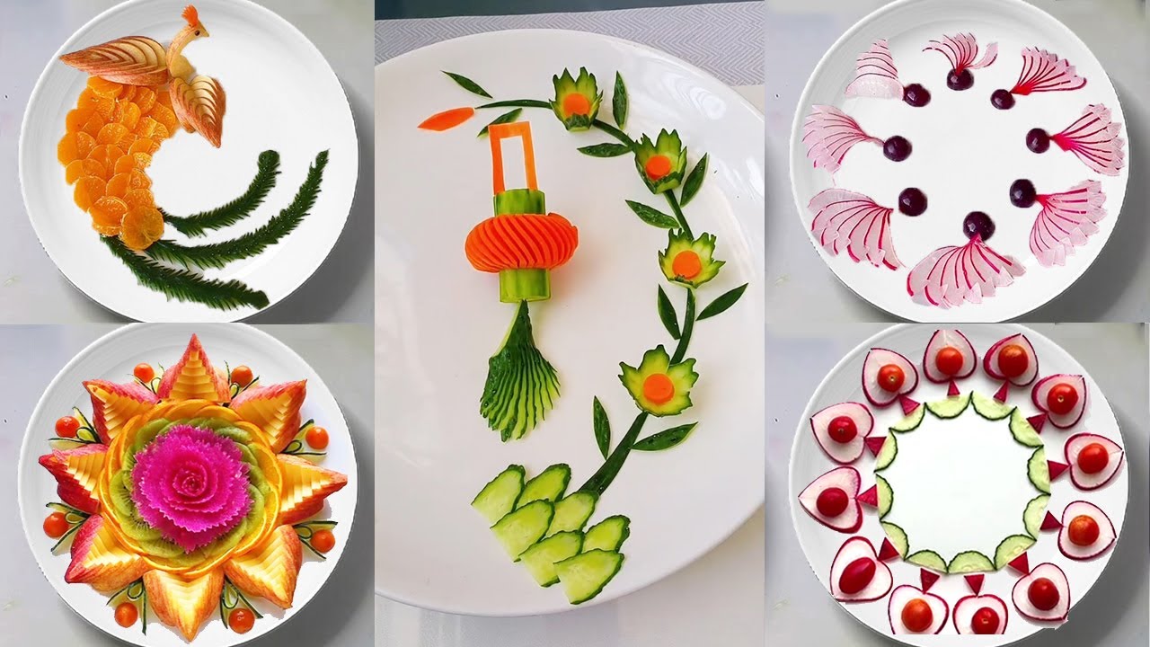 15 Ways To Cut Radishes, Beautiful And Exquisite #Fruitcarving - YouTube