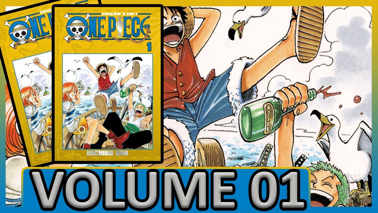 ONE PIECE 3 EM 1 VOL 1 - UNBOXING E REVIEW DO MANGÁ - YouTube