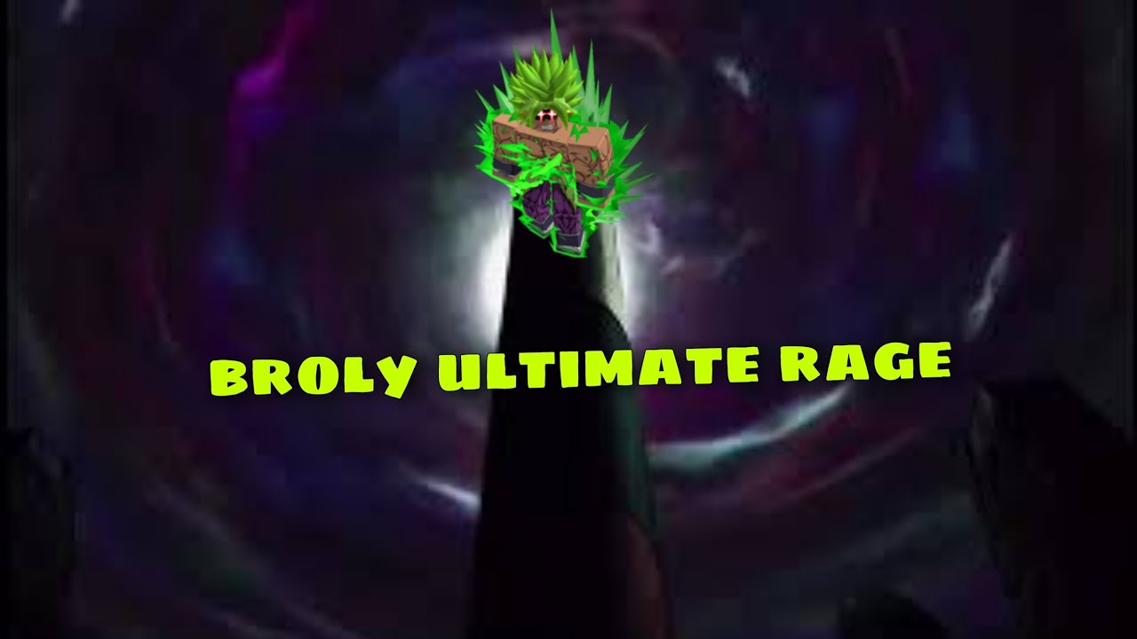 Broly ultimate rage (z battle grounds roblox) - YouTube