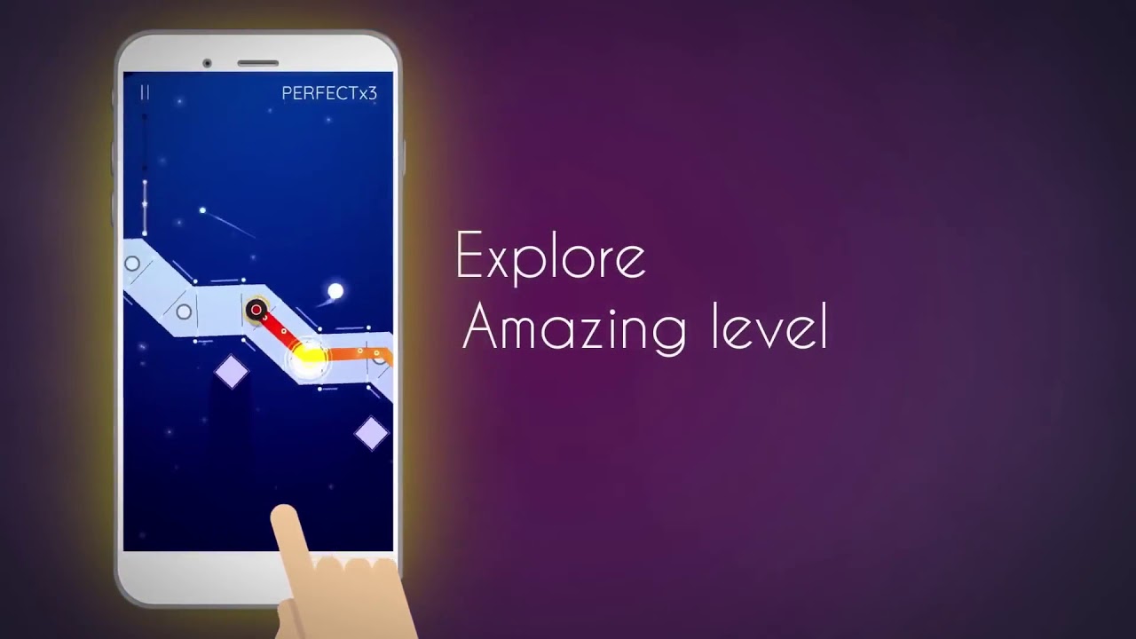 Dancing ballz-magic dance line gameplay (TRAILER) AlexPG - YouTube