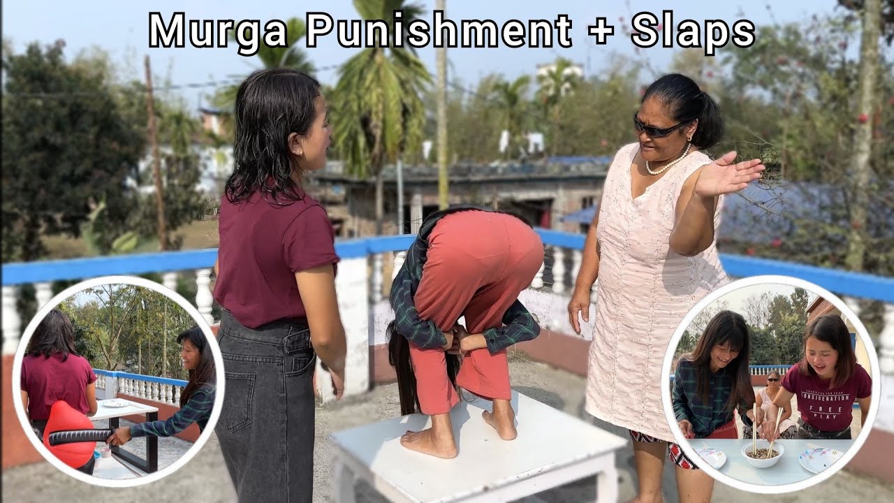 Murga Punishment + Back Slap / Chopsticks Challenge 🥢 / Funny Games ...