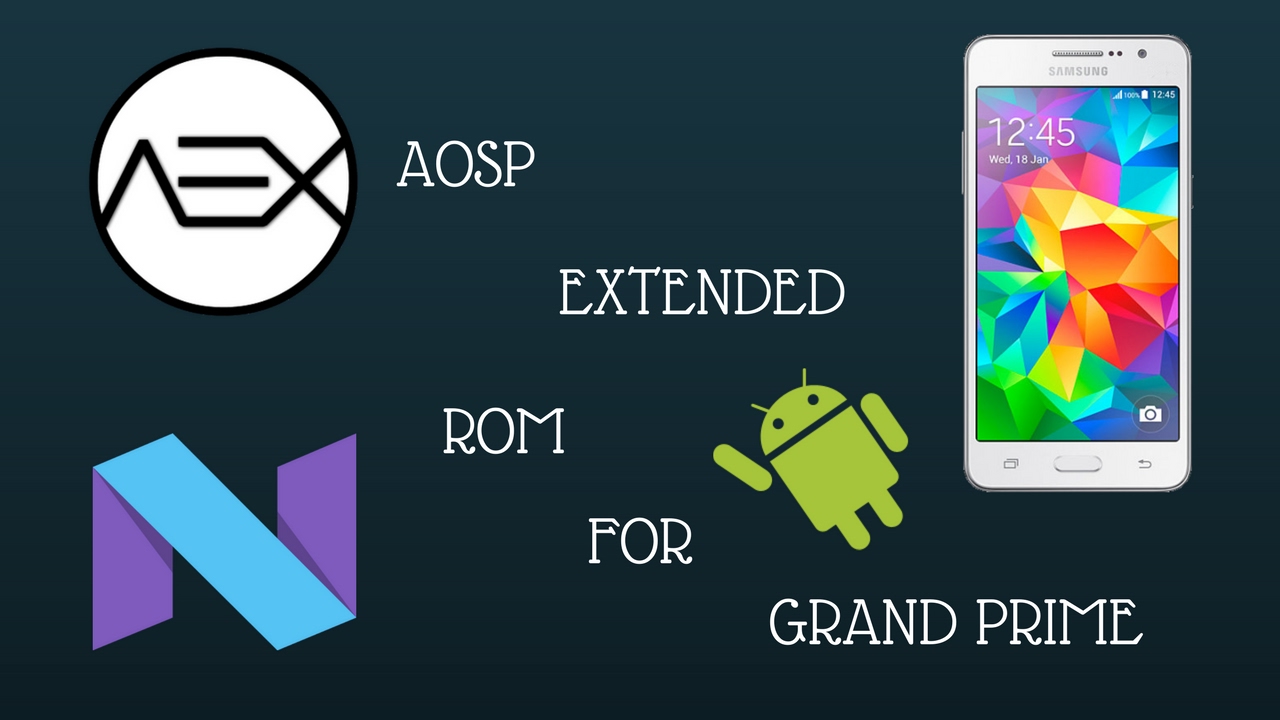 Aosp Extended Rom for Grand prime based on Lineage OS 14.1 - YouTube
