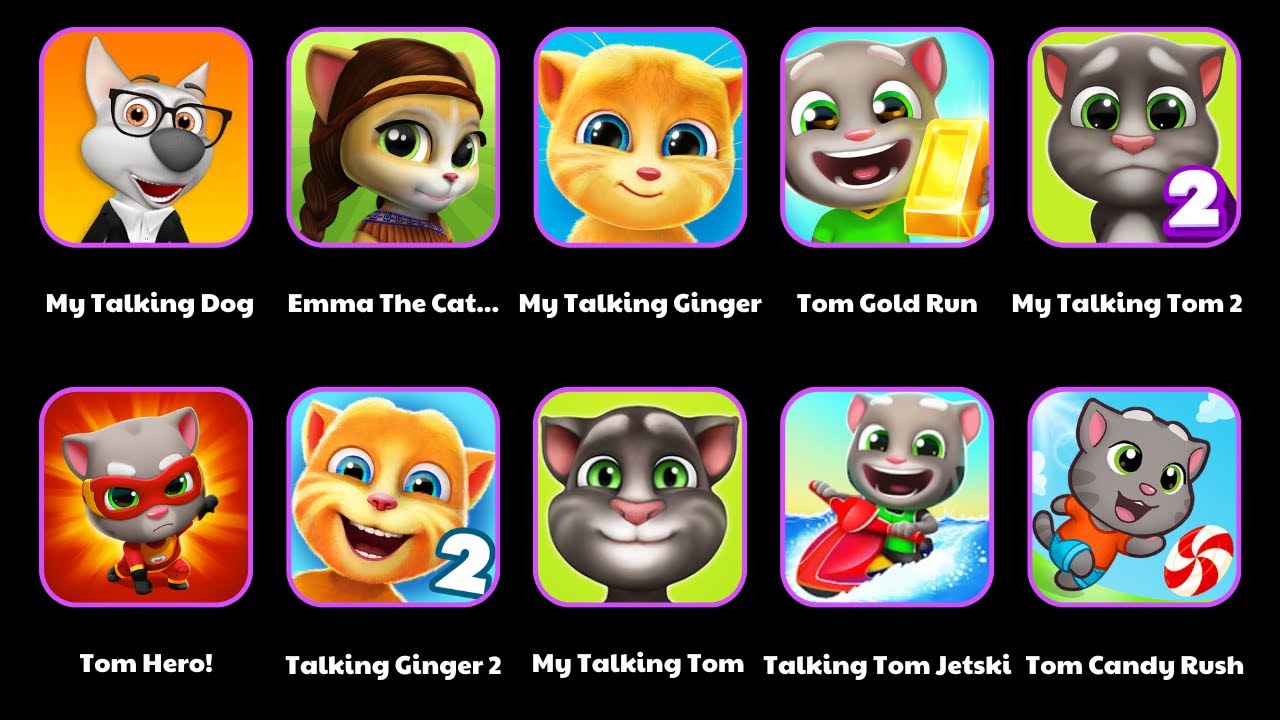 My Talking Dog,Emma The Cat Virtual Pet,My Talking Ginger,My Talking ...