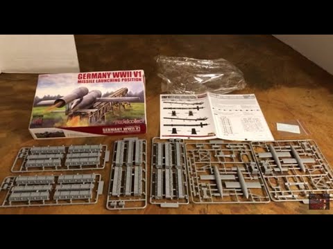 🚀💥🛩🔥WW2 1/72 scale German WWII V1 Missile Launch Site model ...