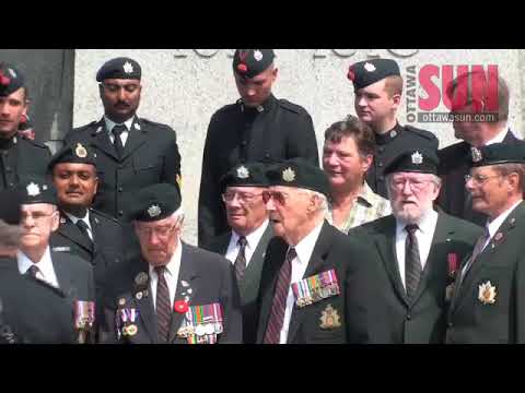 Queen's Own Rifles mark 150 years - YouTube