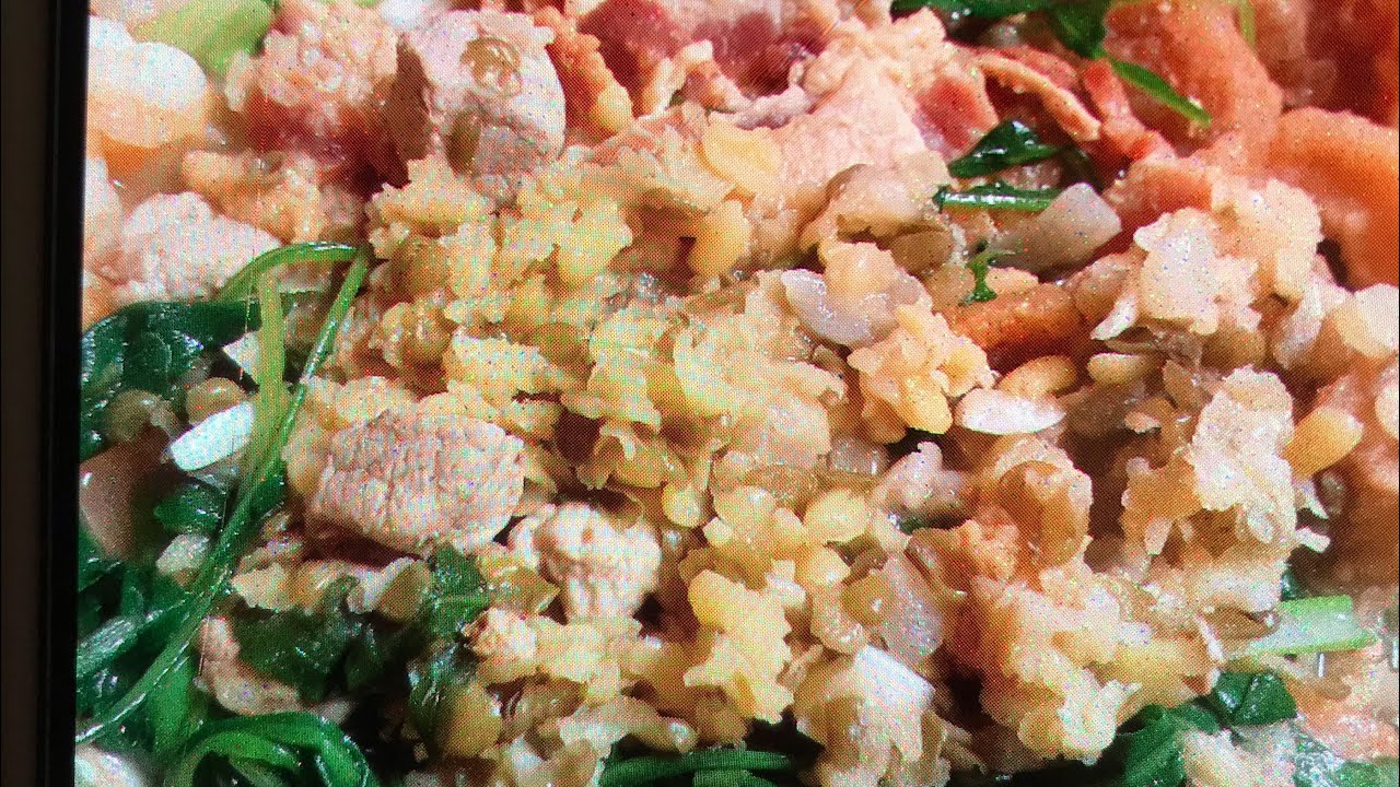 Monggo na may bacon at arugula! - YouTube