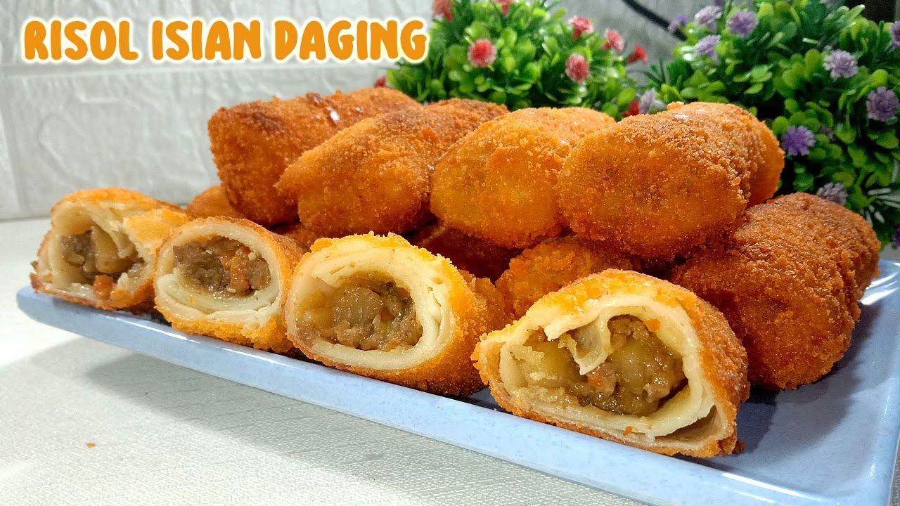 CARA SAYA BUAT RISOL ISI DAGING YANG ENAK DAN GURIH - YouTube