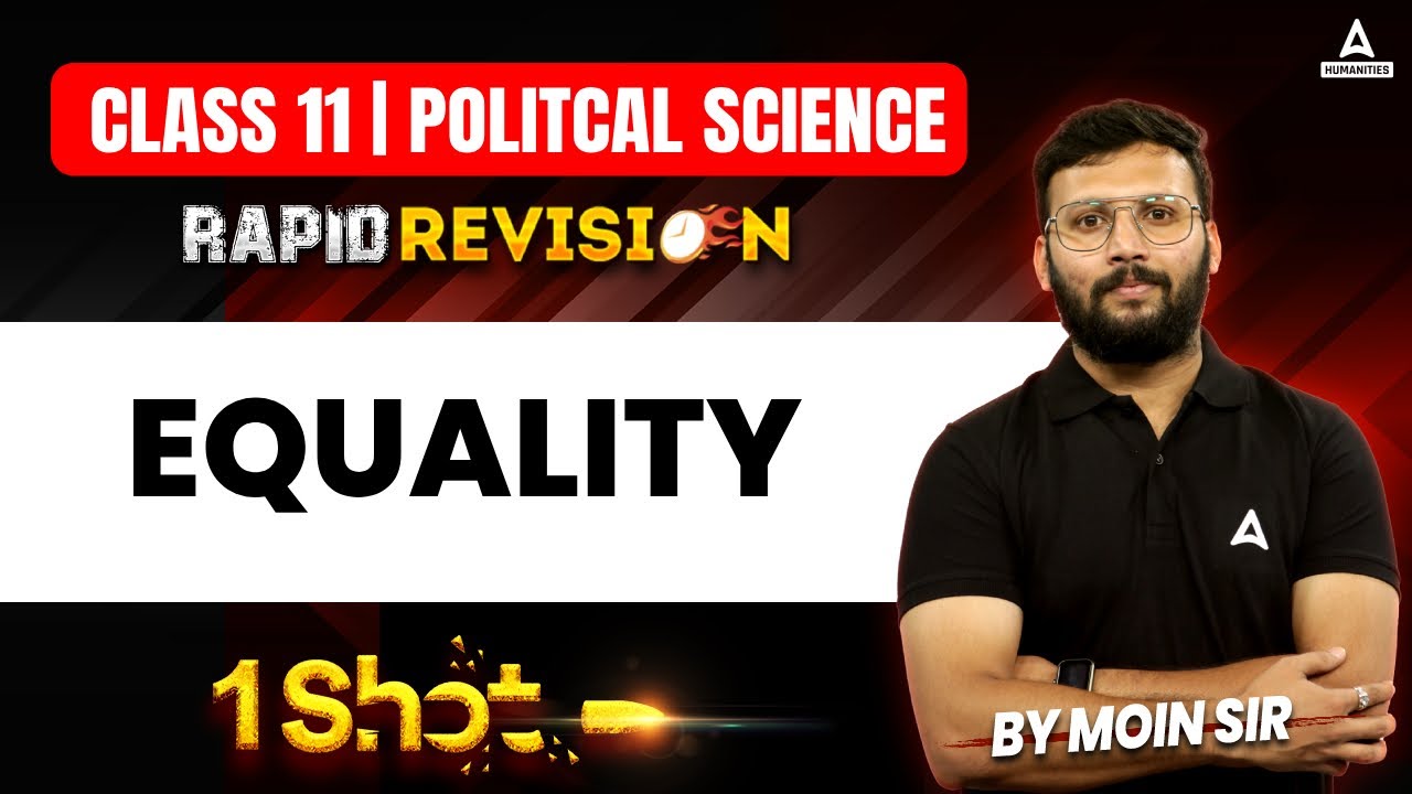 Class 11 Political Science | Equality Class 11 Political Theory ...