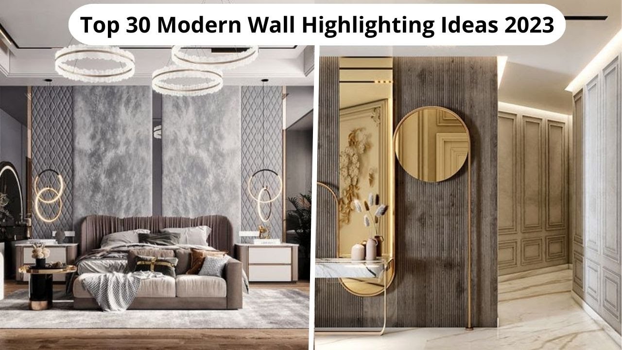 Wall Highlighter Panel | Accent Wall Designs | Charcoal WPC Louver Wall ...