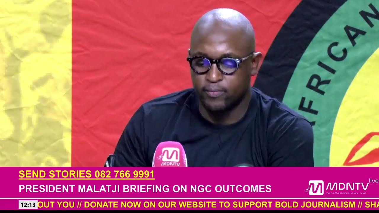 ANCYL President Collen Malatji Press Briefing | Outcomes of 2nd ...