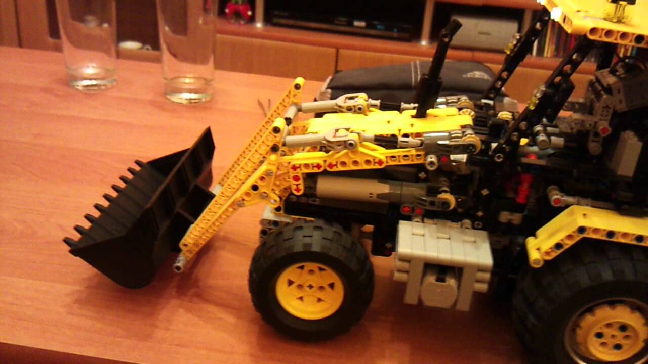 Lego Backhoe Loader 2 - YouTube