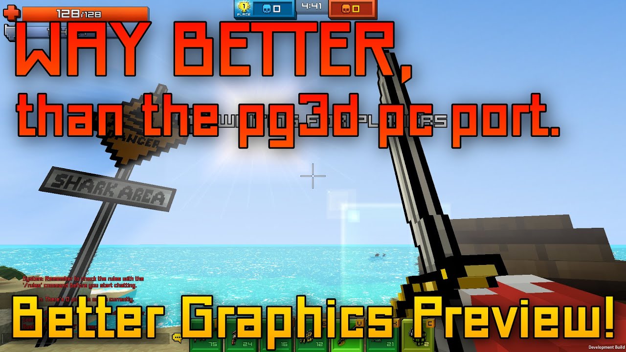Pixel Gun World - Better Graphics Preview! (WAY BETTER THAN PG3D PC ...