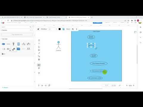 How to use the Online Visual Paradigm tool to draw a simple Use Case ...