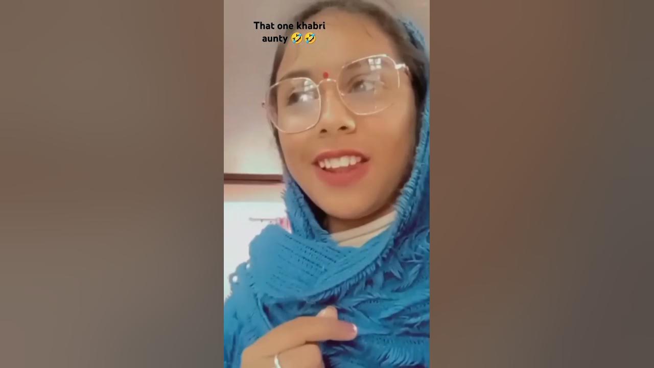 That one khabri aunty 🤣🤣🤣 #comedy - YouTube
