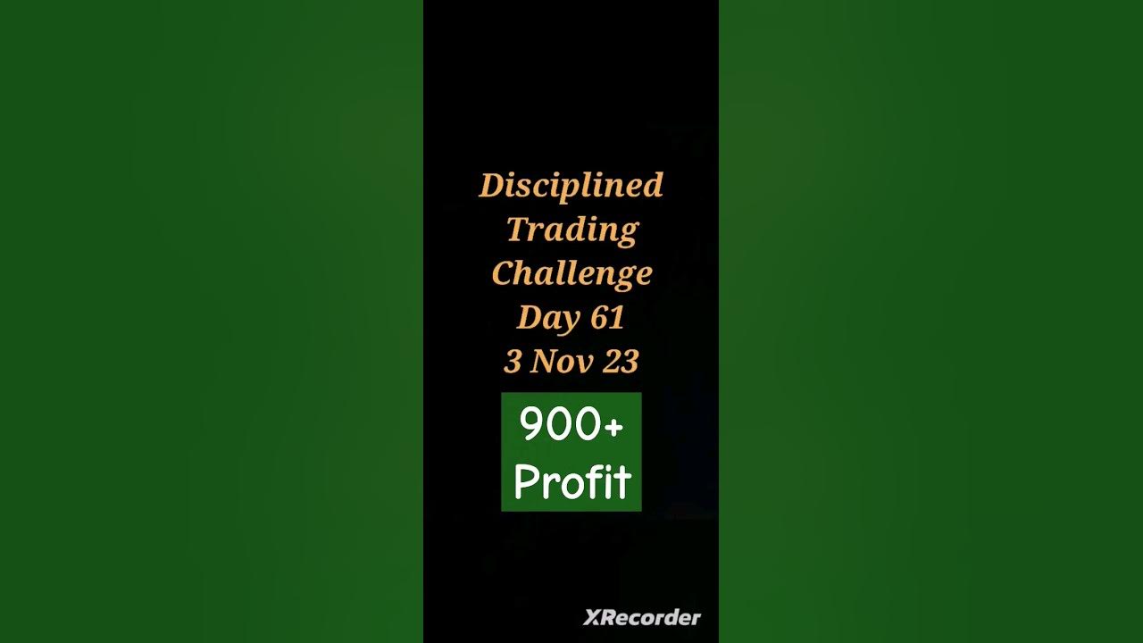 Disciplined Trading Challenge Day 61 | 3 Nov 23 | #trending #banknifty #intraday #trading # ...