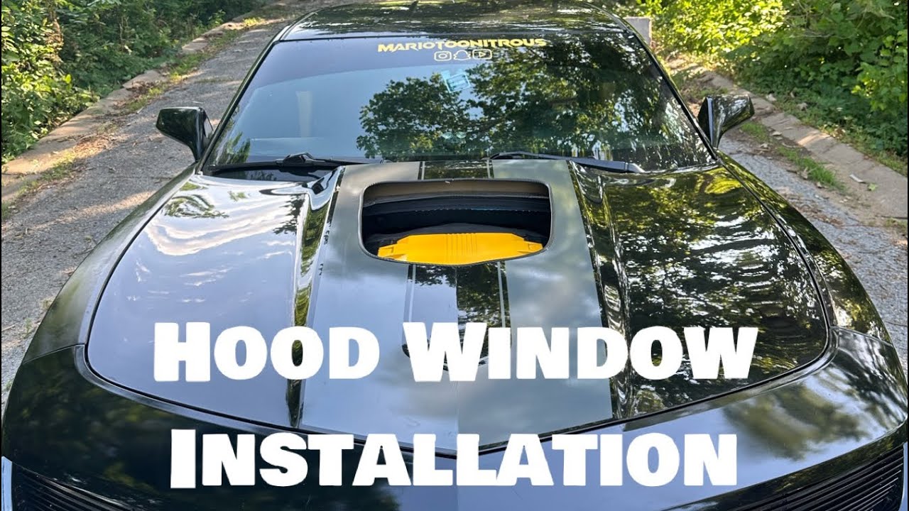 Hood Window Installation on my Camaro📈 - YouTube