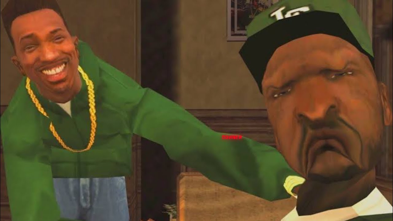 GTA San Andreas definitive edition meme komplimasi - YouTube
