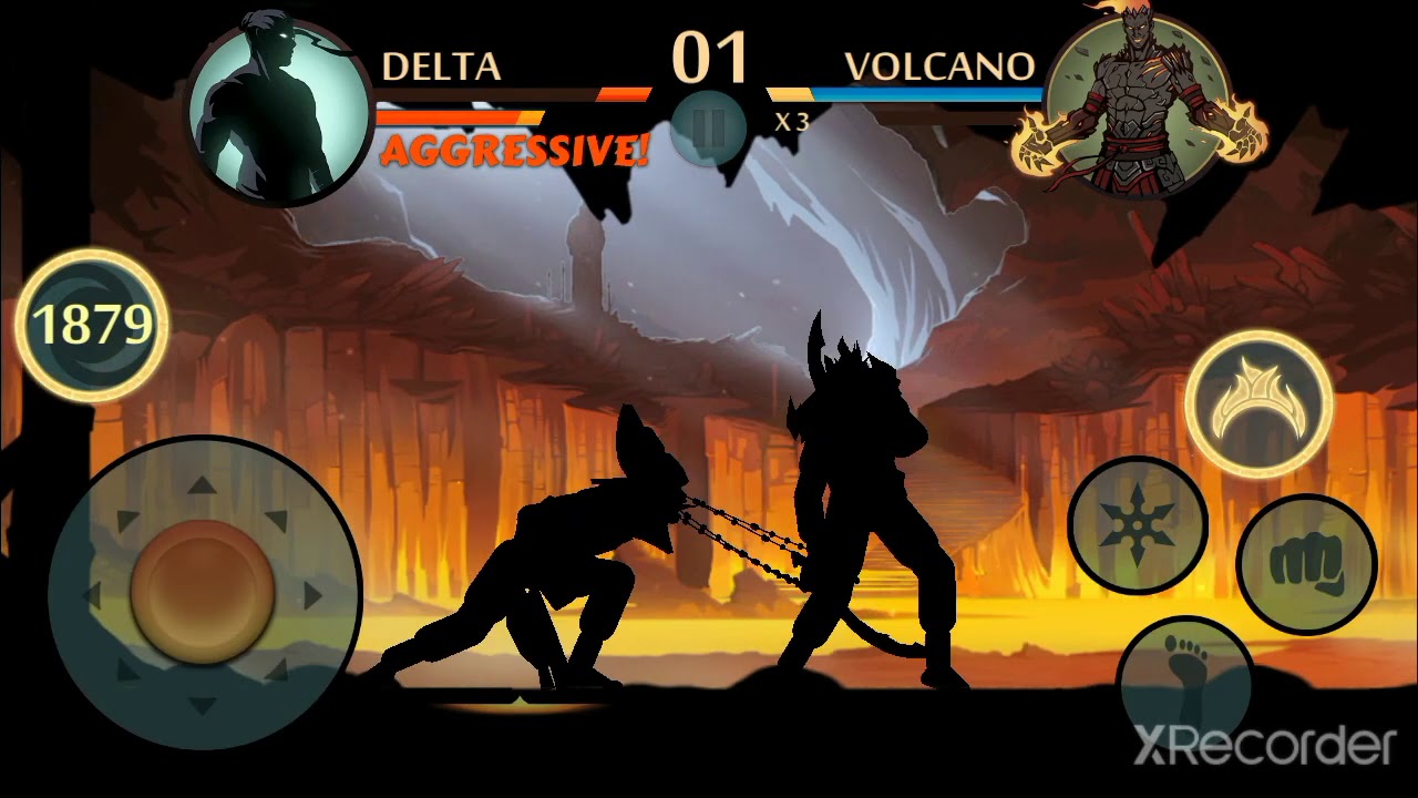 Shadow Fight 2 Volcano Raid (Completo) - YouTube
