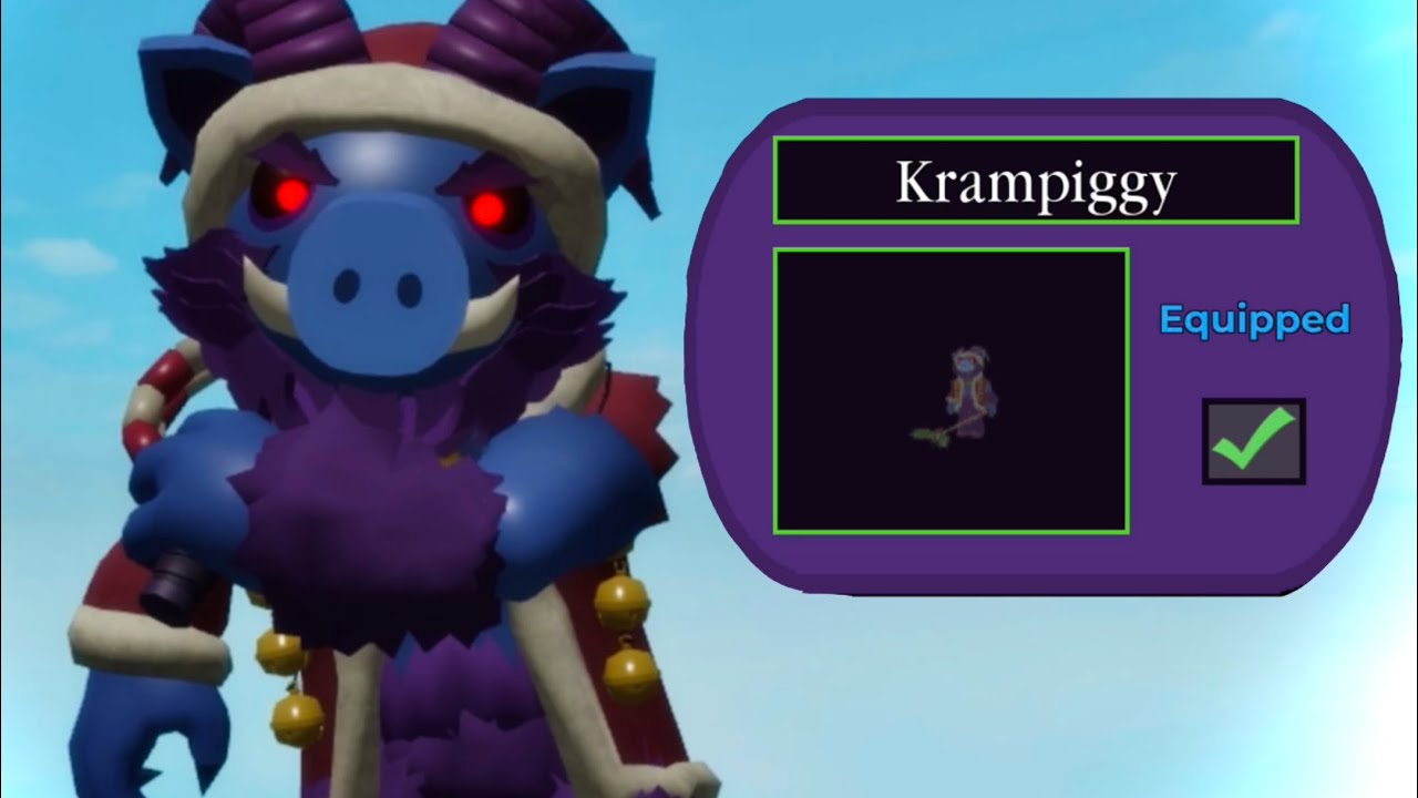 KRAMPIGGY SKIN | ROBLOX PIGGY A PARANORMAL PIGMAS UPDATE - YouTube