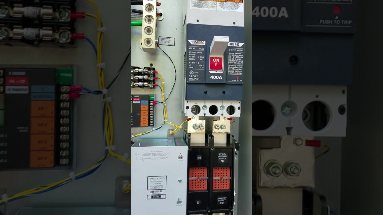 22kw with a 400a transfer switch - YouTube