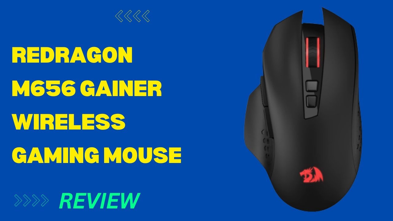 Redragon M656 Gainer Wireless Gaming Mouse: Wireless Precision for ...