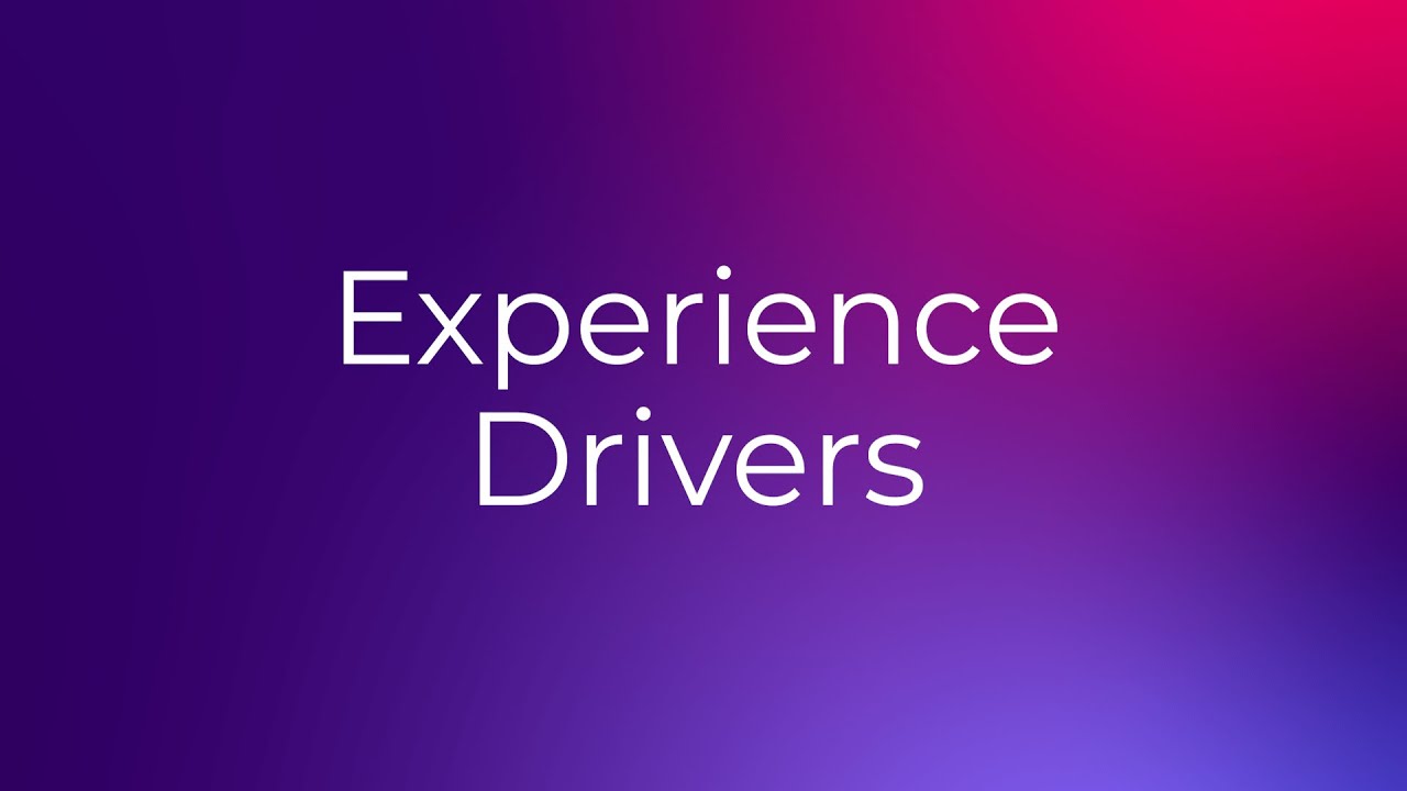 Making the most of your NPS on the Experience Drivers section of your ...