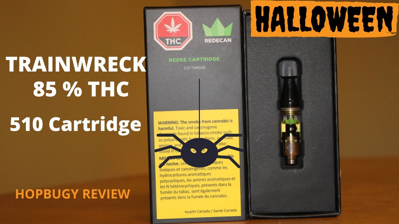 Trainwreck Redecan 510 Tread vape cartrige - YouTube