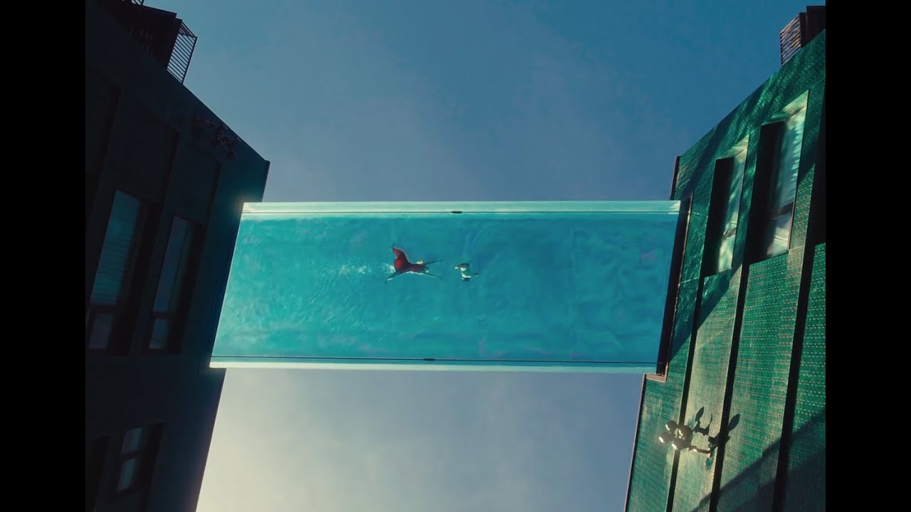 The Sky Pool at Embassy Gardens in London - YouTube