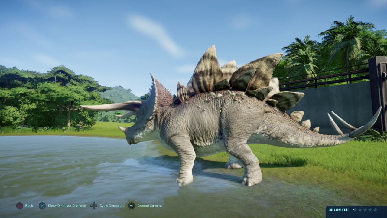 Every Stegoceratops Skin in Jurassic World: Evolution - YouTube