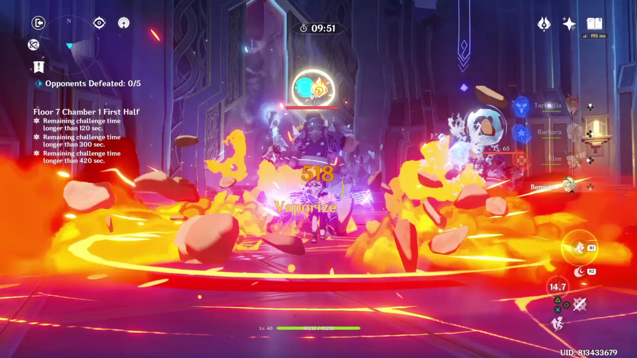 114k Melee Ult Damage Childe C1 Lvl 80 - YouTube