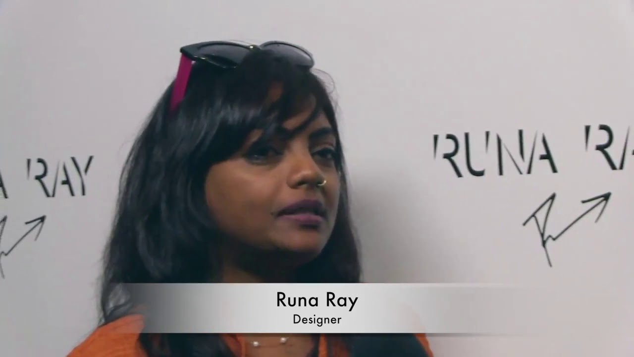 Runa Ray sustainable fashion at NYFW - YouTube
