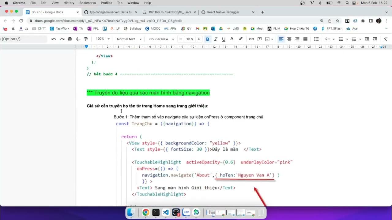 02 dựng json server api và làm chức năng login trong react native - YouTube