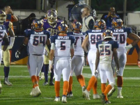 AAF First Game: Orlando Apollos Debut Vs. Atlanta Legends - YouTube