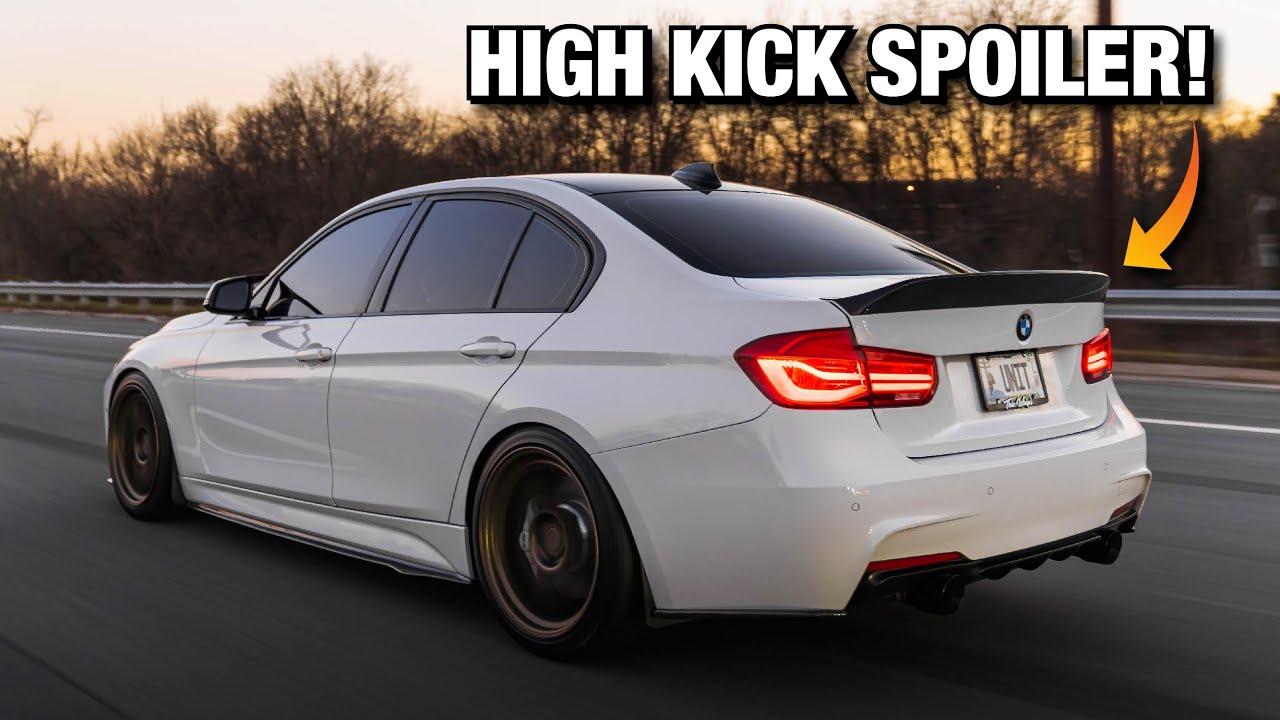 BEST F30 CARBON TRUNK LID SPOILER OPTION. - YouTube