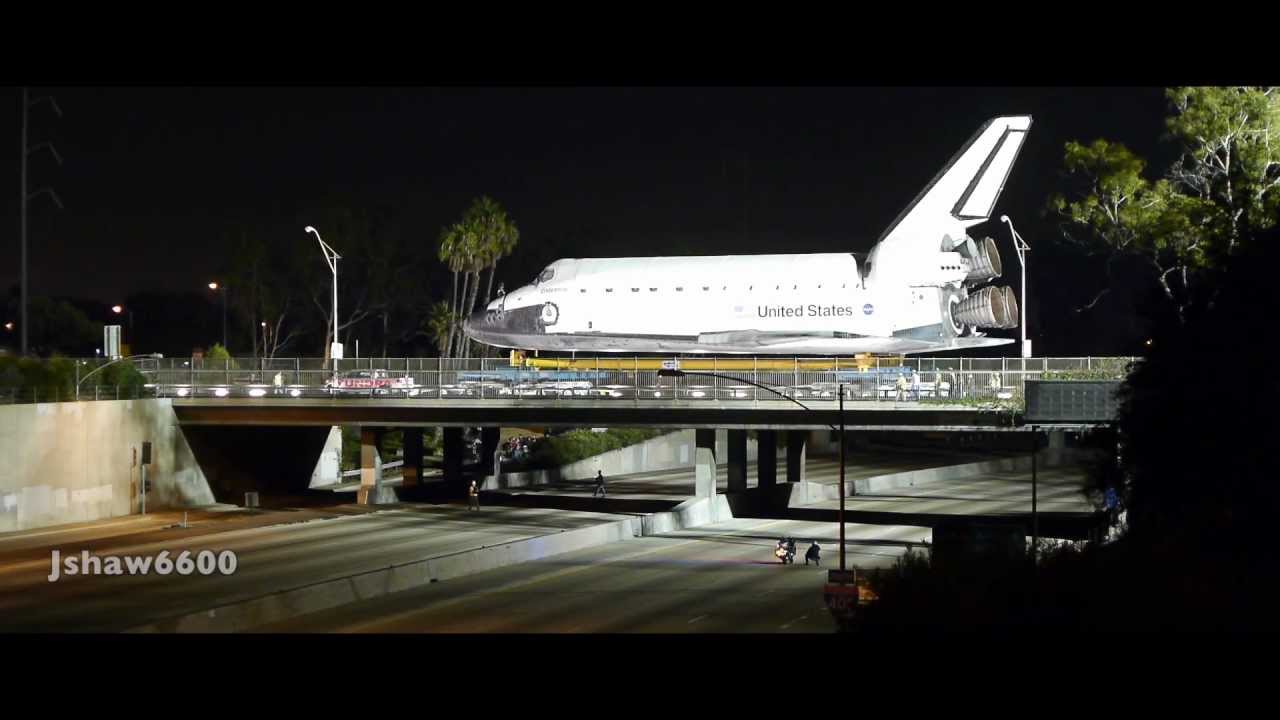Space Shuttle Pulled By Toyota